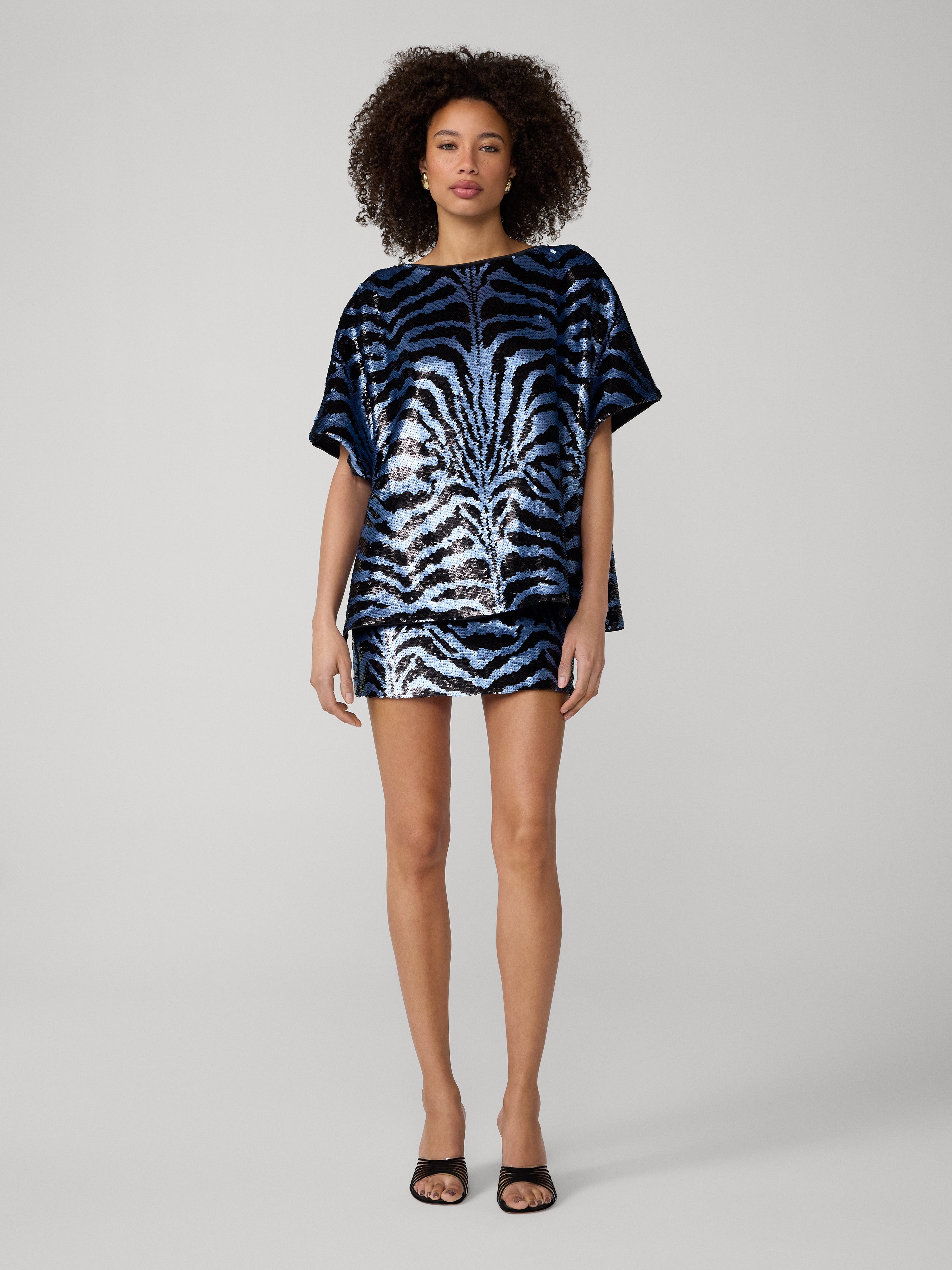 DIANE VON FURSTENBERG Diane von Furstenberg Chloe Sequin Top